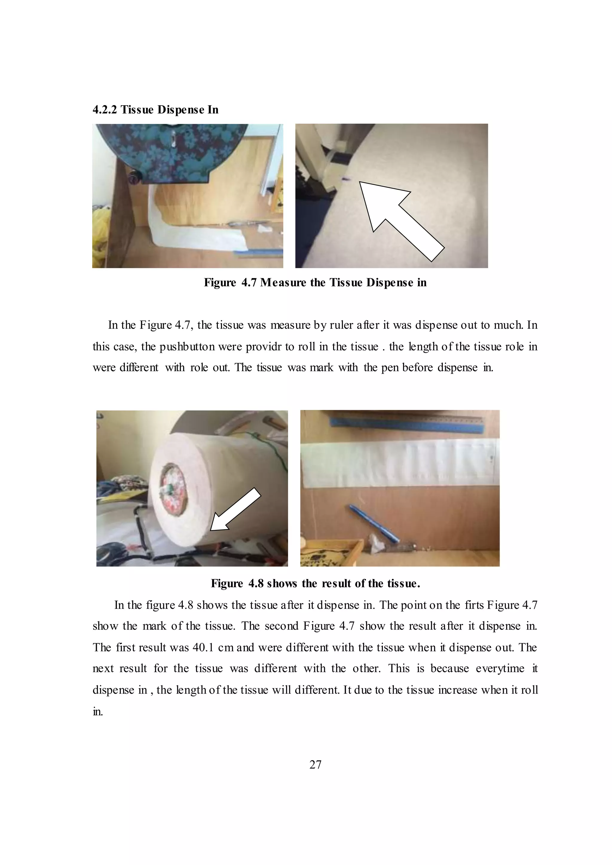 Full report Final Year Project ( SMART TISSUE DISPENSER) | DOCX