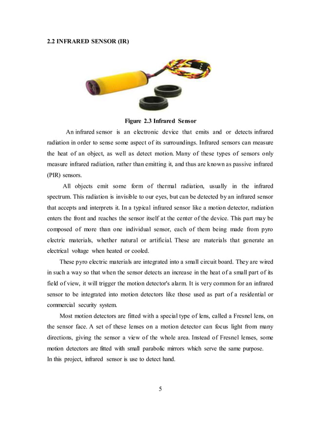 Full report Final Year Project ( SMART TISSUE DISPENSER) | DOCX | Home ...