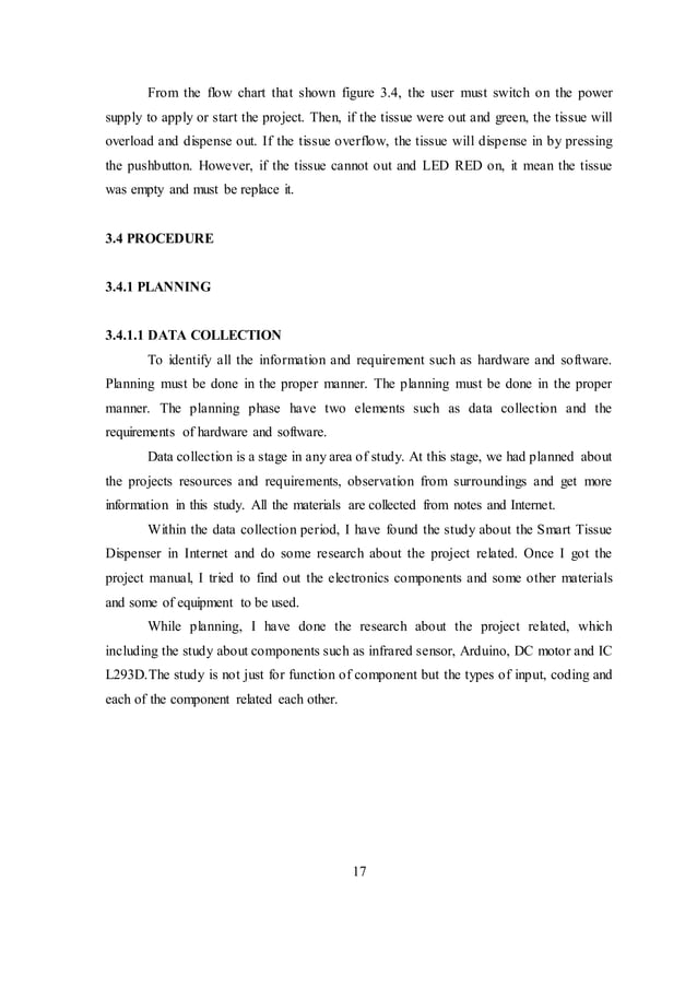 Full report Final Year Project ( SMART TISSUE DISPENSER) | DOCX | Home Appliances | Home & Garden