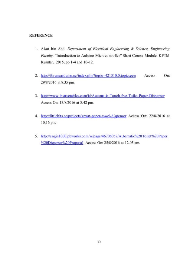 Full report Final Year Project ( SMART TISSUE DISPENSER) | DOCX | Home ...