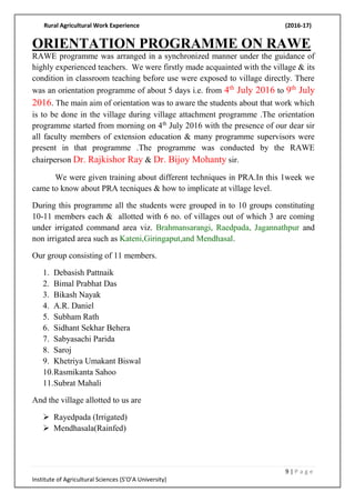 RAWE Report 2017 | PDF