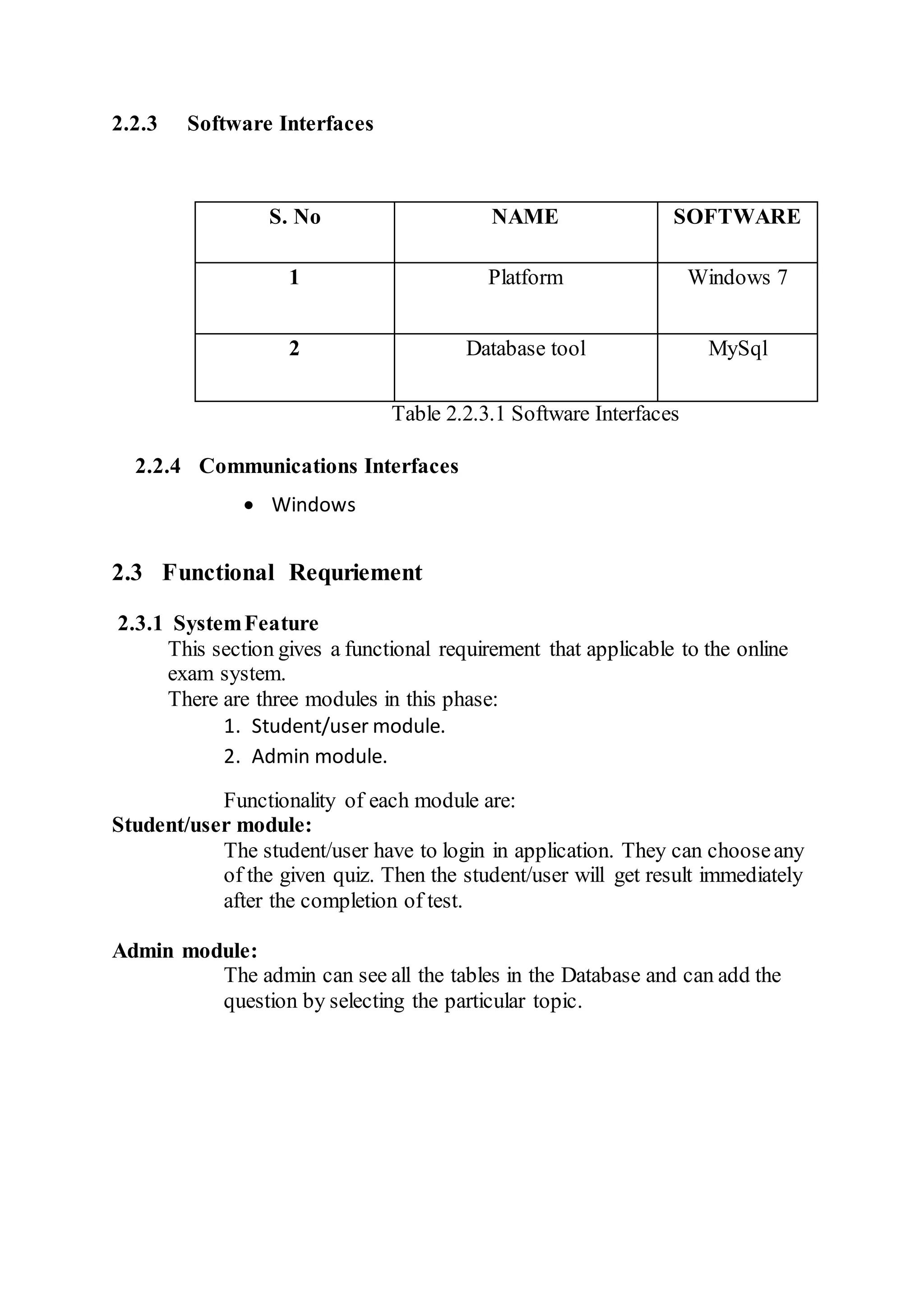 Minor project Report for "Quiz Application" | DOCX