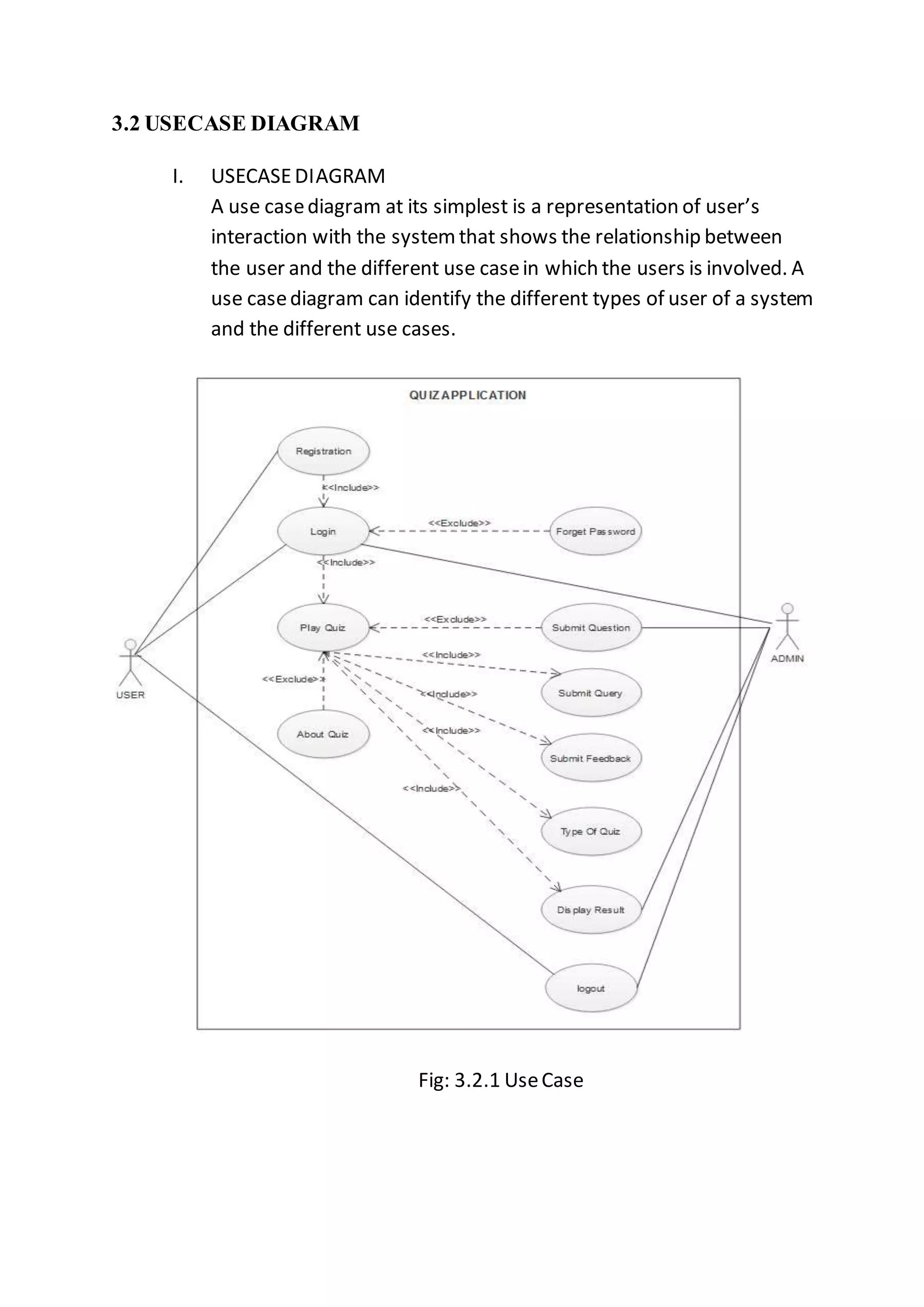 Minor project Report for "Quiz Application" | DOCX