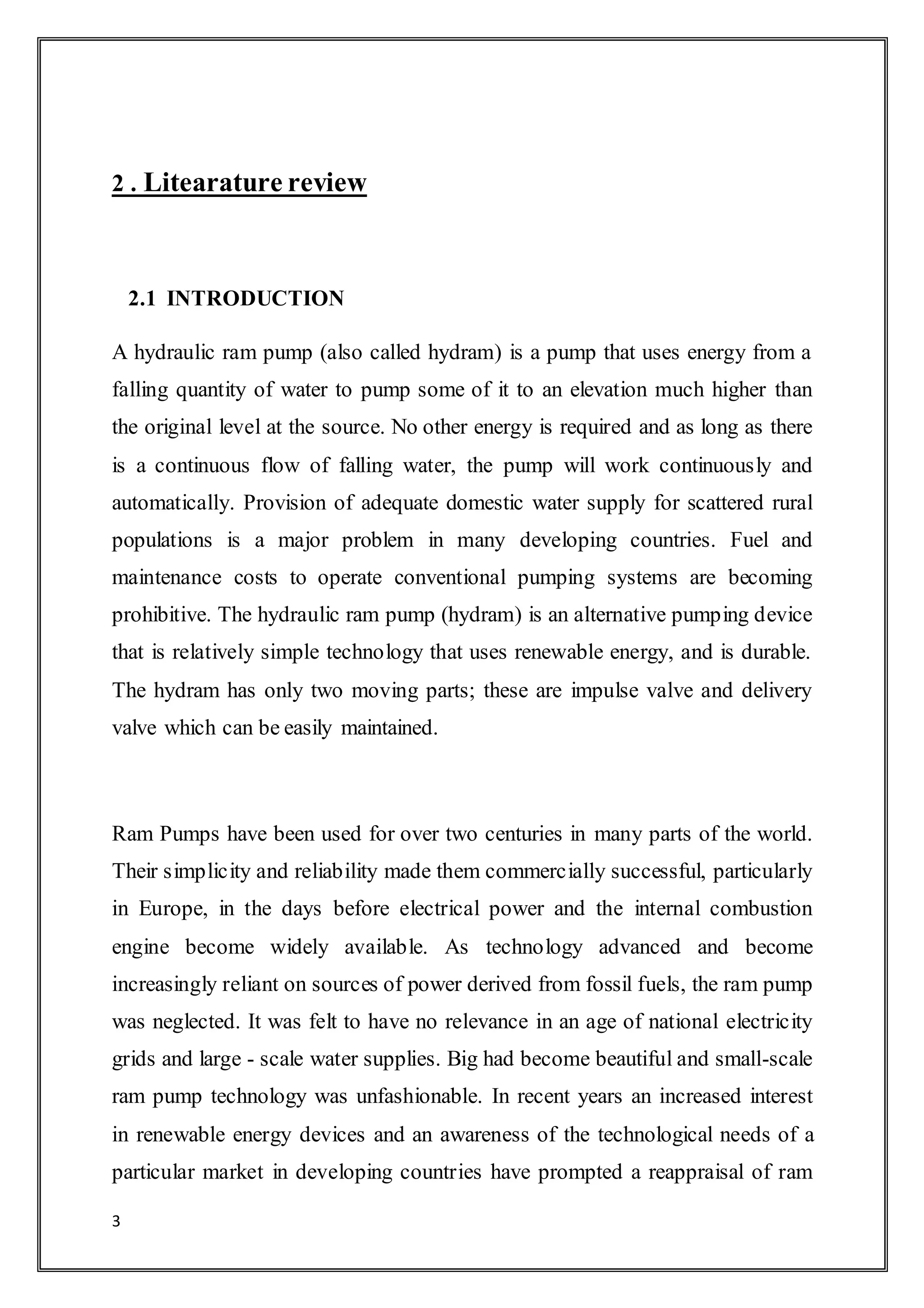 Full report of hydraulic ramp pump | DOCX
