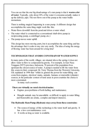 Full report of hydraulic ramp pump | DOCX