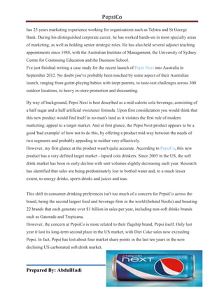 PepsiCo Full Report | PDF