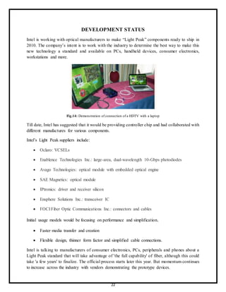 Full report on light peak technology | DOCX