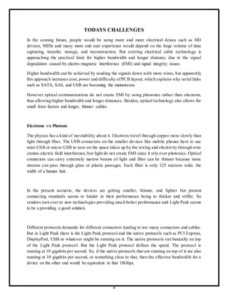 Full report on light peak technology | DOCX