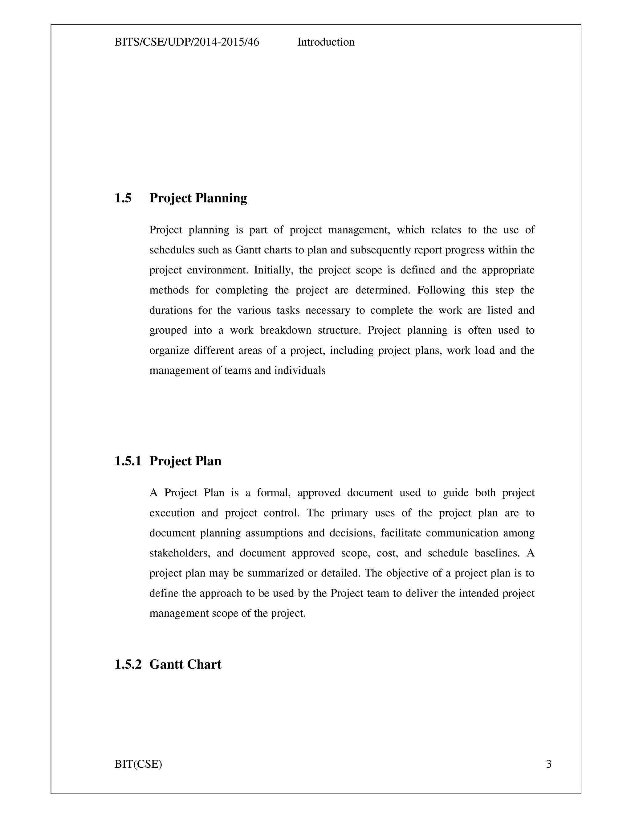 Full UnderGrad Project Report : Tender Timeline Tracker | PDF