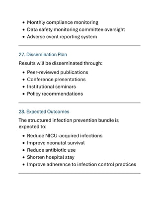 Effectiveness of Structured Infection Prevention Bundles in NICUs: A ...
