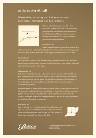 Belterra Sales Kit | PDF | Bars & Restaurants | Attractions