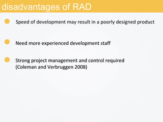 Software Development Model - Waterfall, RAD & Agile | PPT | Web ...