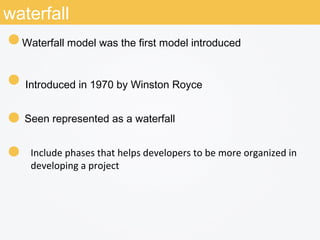 Software Development Model - Waterfall, RAD & Agile | PPT | Web ...