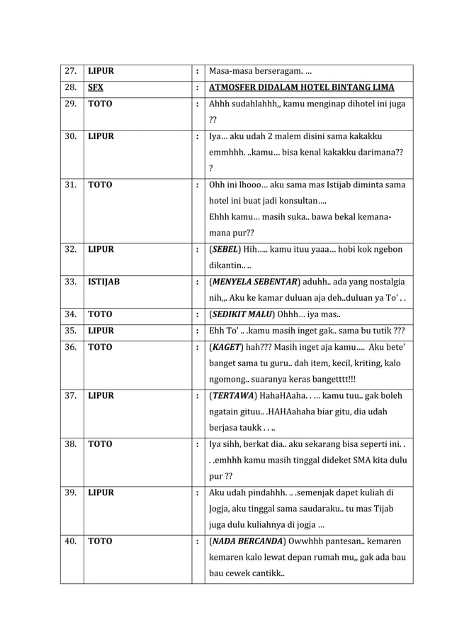 Fullscript drama radio | DOCX