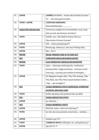 Fullscript drama radio | DOCX