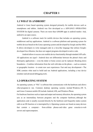 Seminar Report on Android OS | PDF
