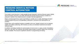 FULL SPEED AHEAD WITH MESSUNG SERVO & MOTION CONTROL AUTOMATION | PPTX | Robotics | Technology ...