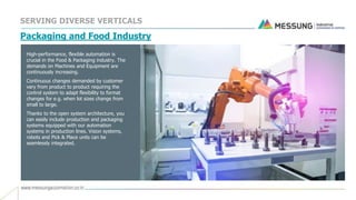 FULL SPEED AHEAD WITH MESSUNG SERVO & MOTION CONTROL AUTOMATION | PPTX | Robotics | Technology ...