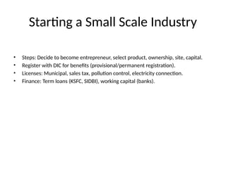 Full_Small Scale Industry_Lecture_Notes.pptx