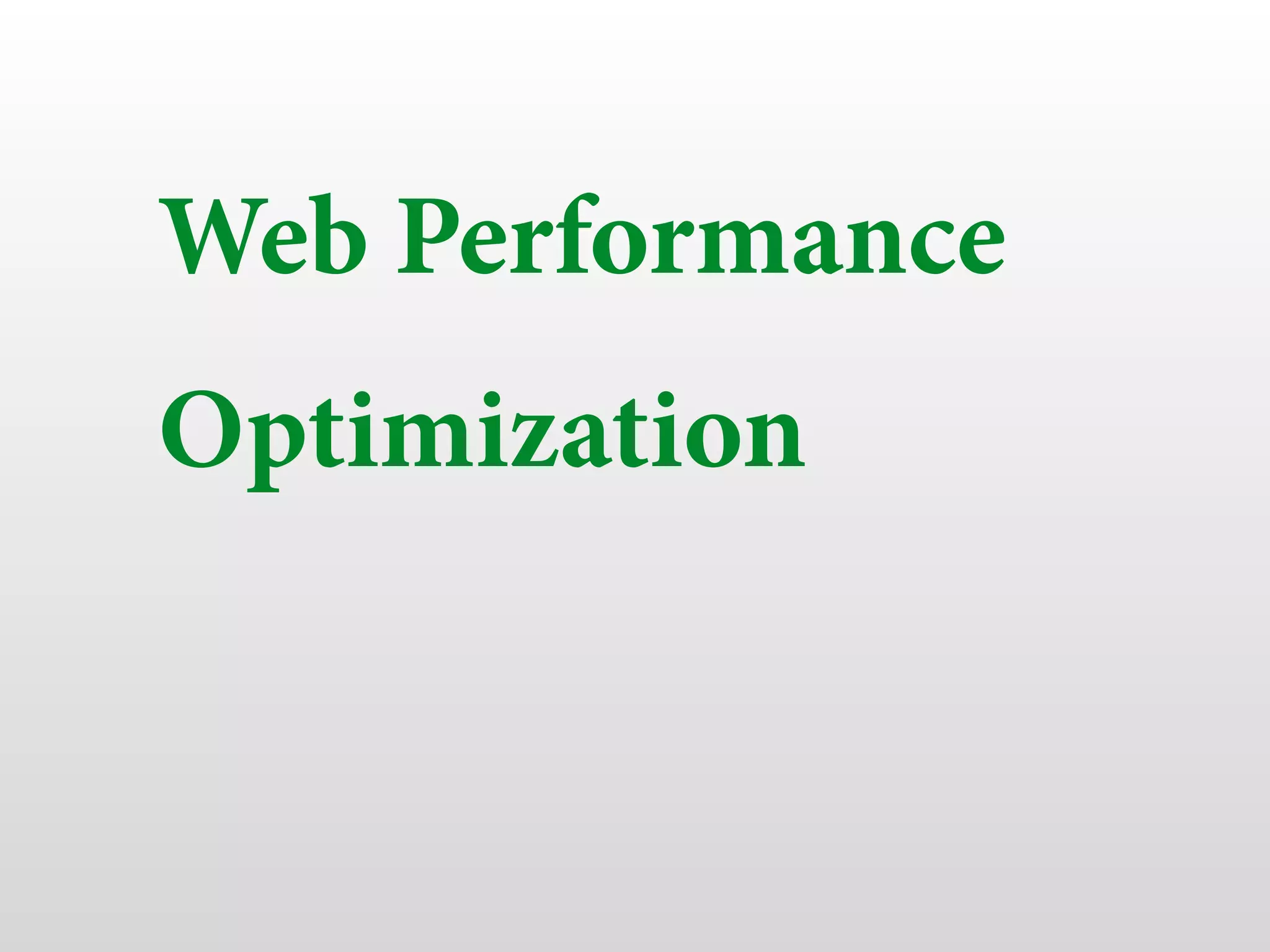High Performance Web - Full Stack Toronto | PPT