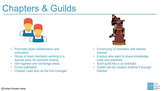 Full stackagile - Squads Chapters Tribes and Guilds