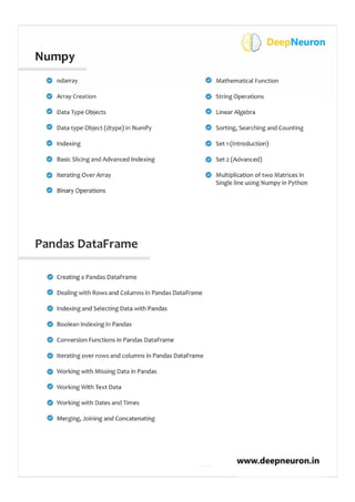 full stack data science training | PDF