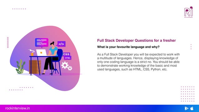 Full Stack Developer Interview Questions | PDF