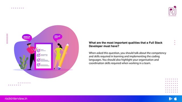 Full Stack Developer Interview Questions | PDF