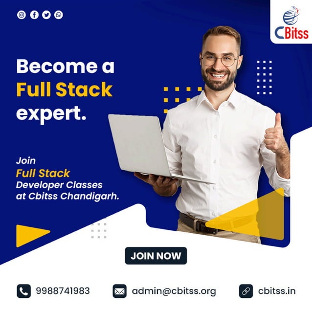 Full Stack Developer Classes in Chandigarh | Learn Front-End & Back-End at CBitss | PDF
