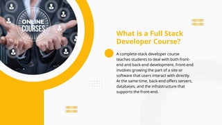 Full Stack Developer Course for Kids and Its Benefits | PPTX