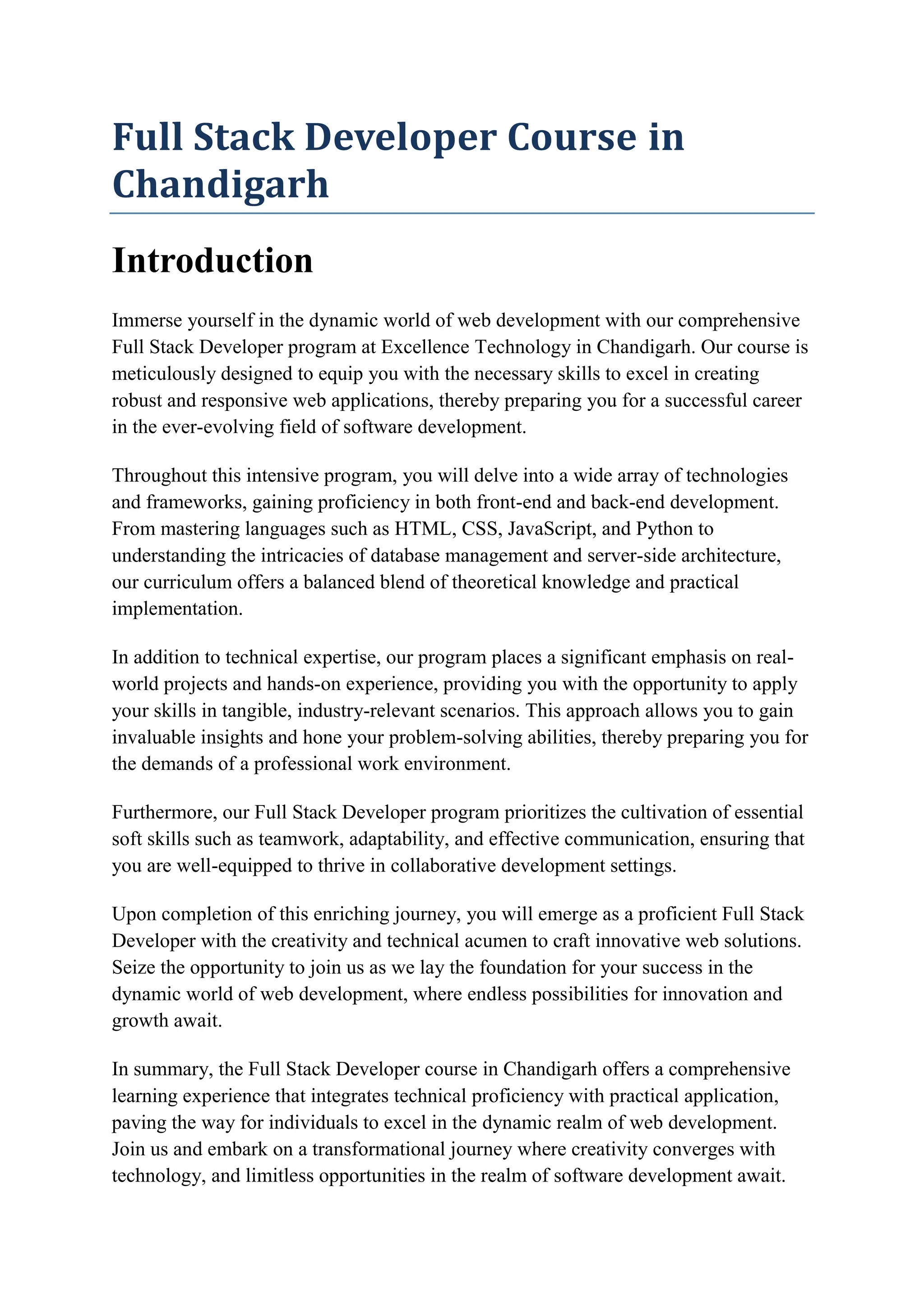 Full Stack Developer Couse in Chandigarh.pdf