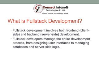 Fullstack Developers & Development Services | PPT