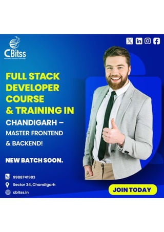 Full Stack Developer Training & Certification in Chandigarh | CBITSS | PDF