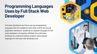 Full Stack Development.pdf | Web Development | Internet