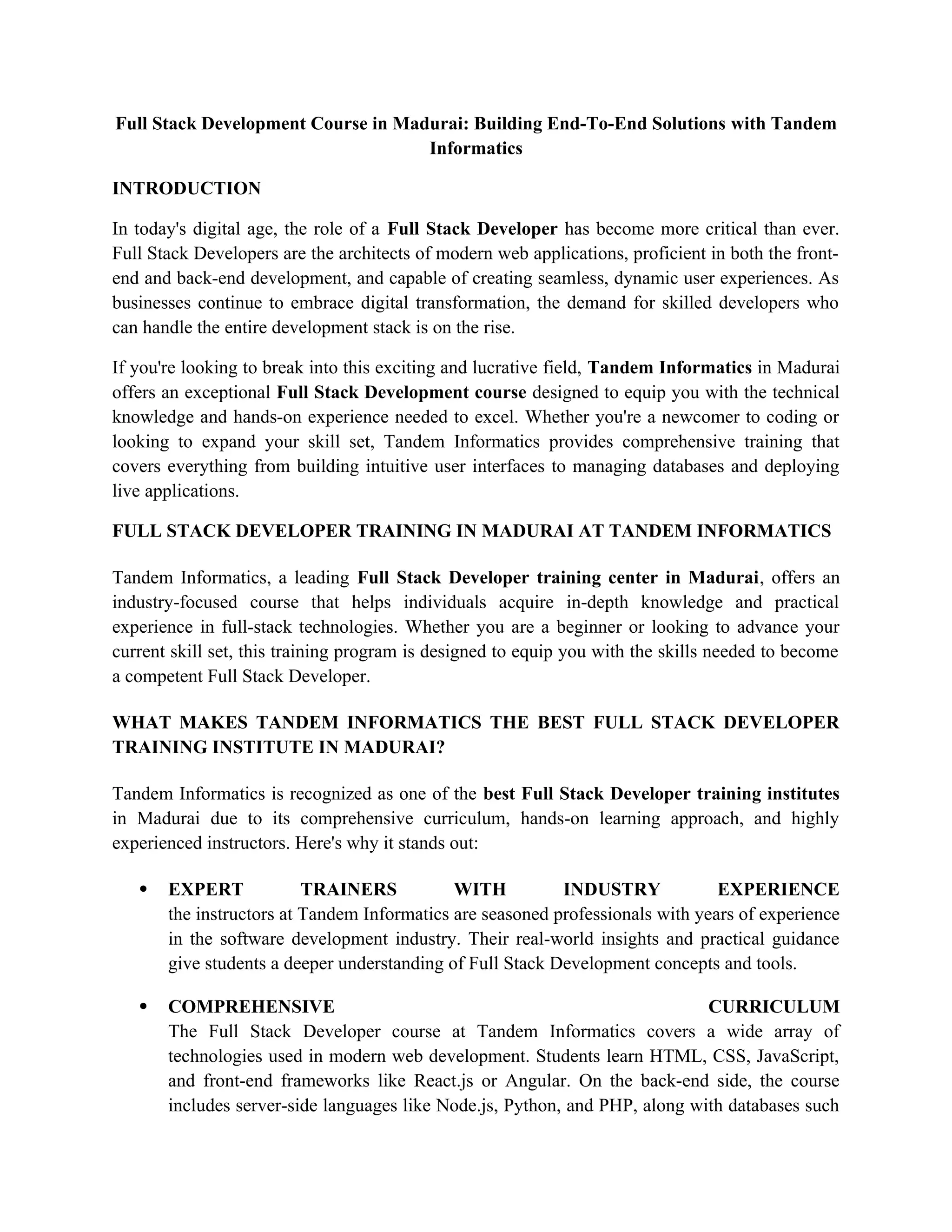 Full Stack Development Course in Madurai.docx