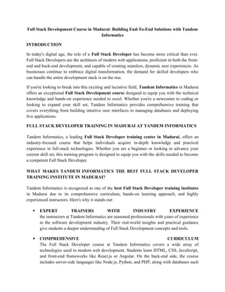 Full Stack Development Course in Madurai.docx