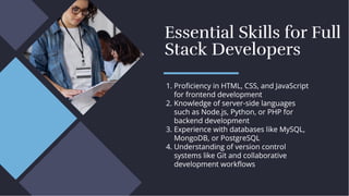 The Complete Full Stack Developer: Skills and Strategies | PDF