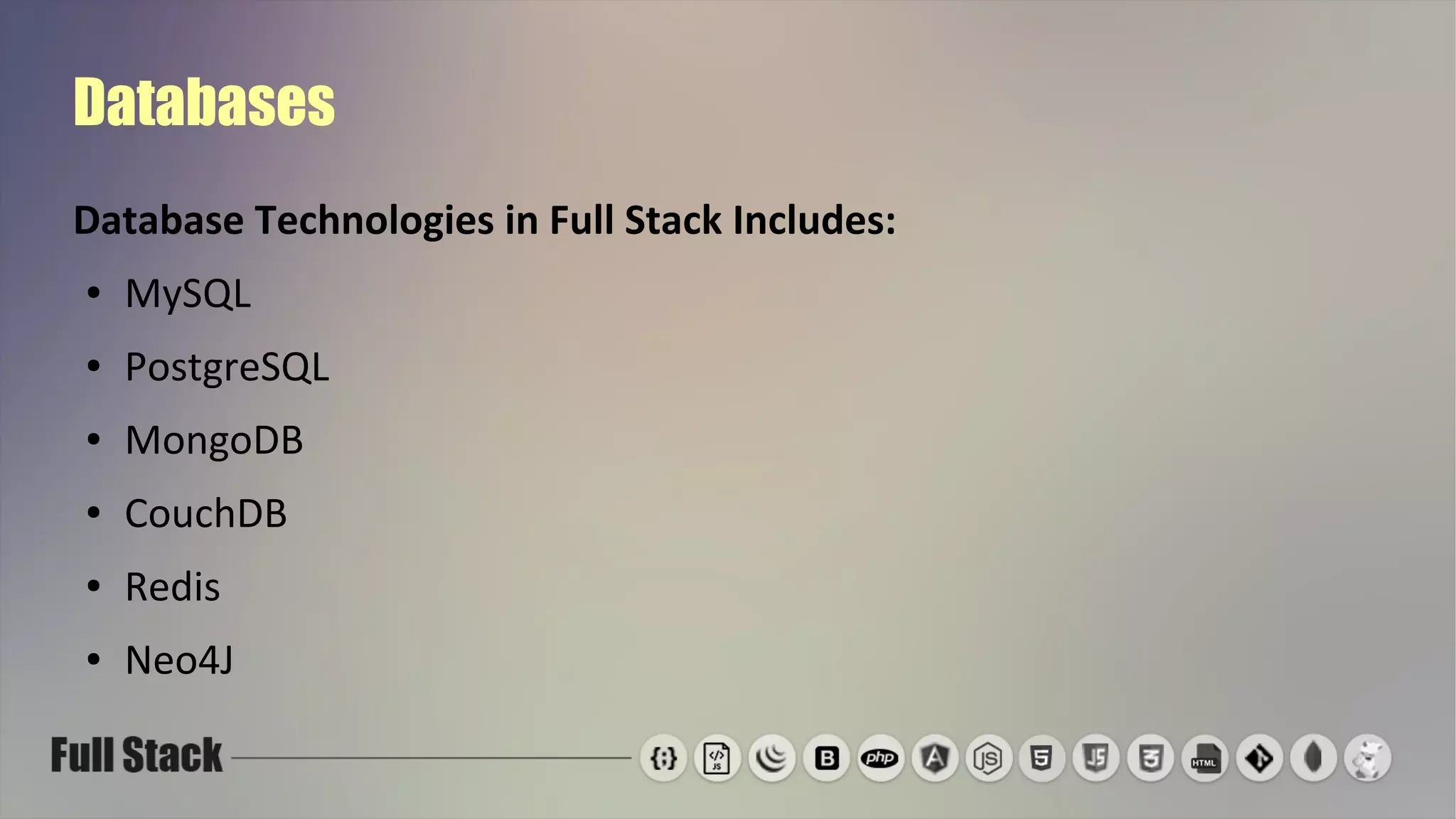 The Full Stack Web Development | ODP