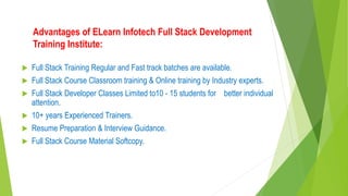 Full Stack Training in Hyderabad | PPTX