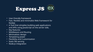 Full Stack development made on React JS Project | PPTX