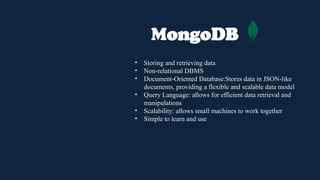 Full Stack development made on React JS Project | PPTX