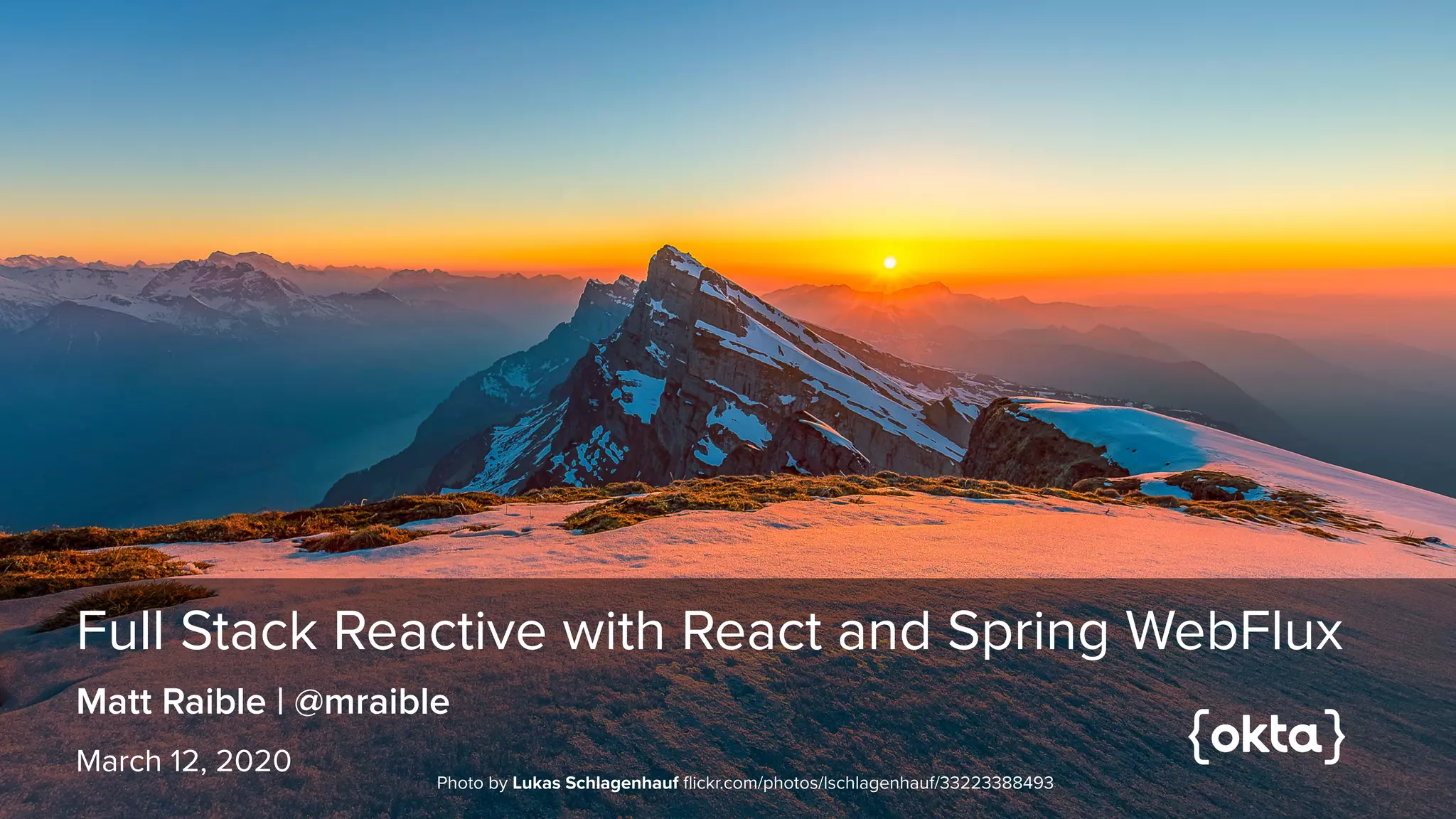 Full Stack Reactive with React and Spring WebFlux - Switzerland JUG 2020 | PPT