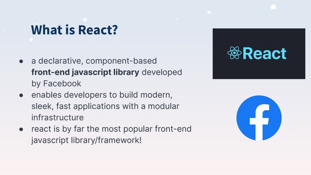 Full Stack React Workshop [CSSC x GDSC] | PPT