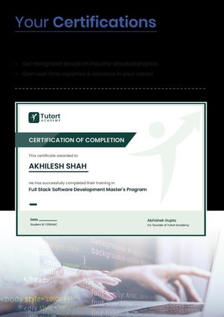 Full Stack Specialization in Software Development Master's Program ...