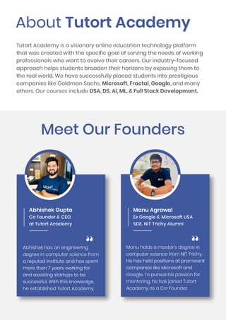 Full Stack Specialization in Software Development Master's Program | Tutort Academy | PDF