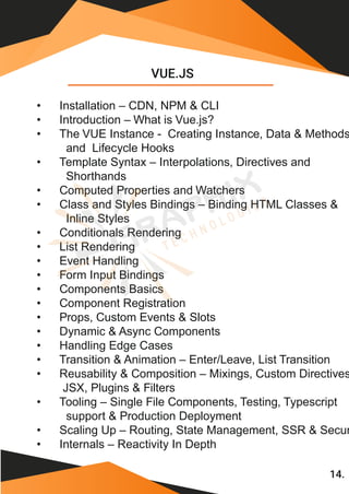Full Stack Developer Course | Infinite Graphix Technologies | PDF
