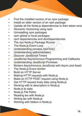 Full Stack Developer Course | Infinite Graphix Technologies | PDF