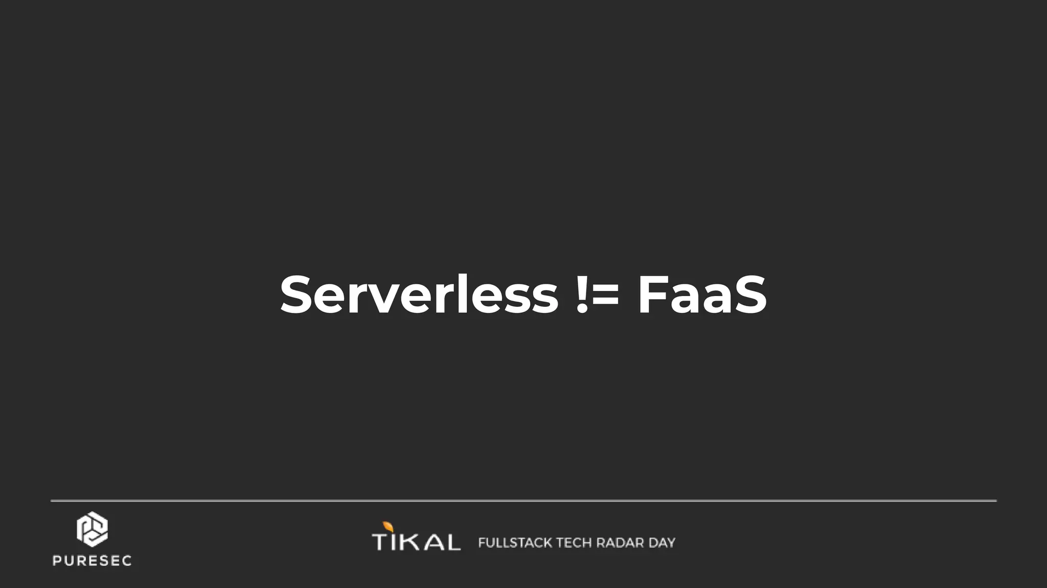 DevOps In The World of Serverless - PureSec @ Fullstack Radar Day | PPT