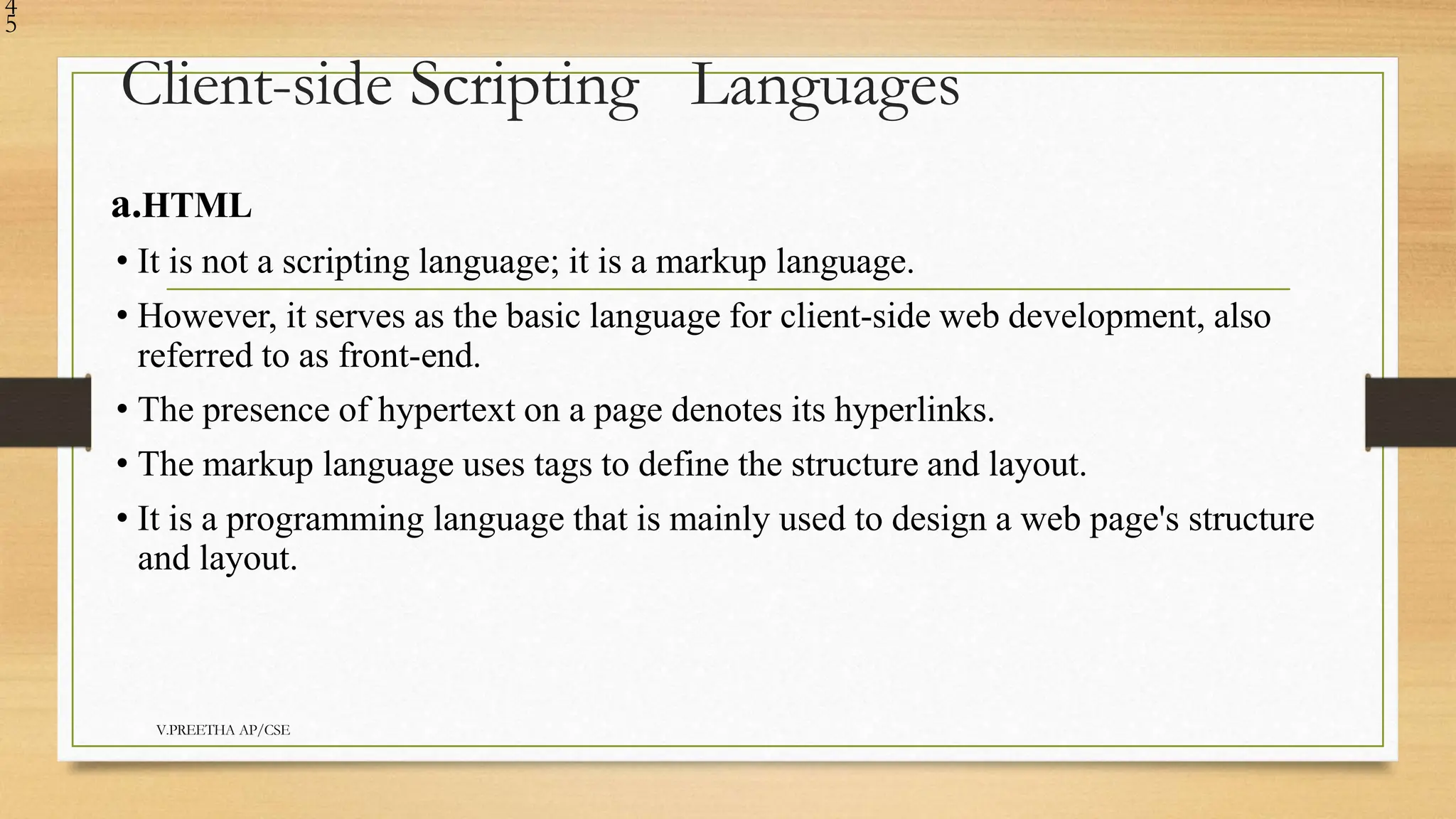 FULL STACK PROGRAMMING - Both Front End and Back End | PPT