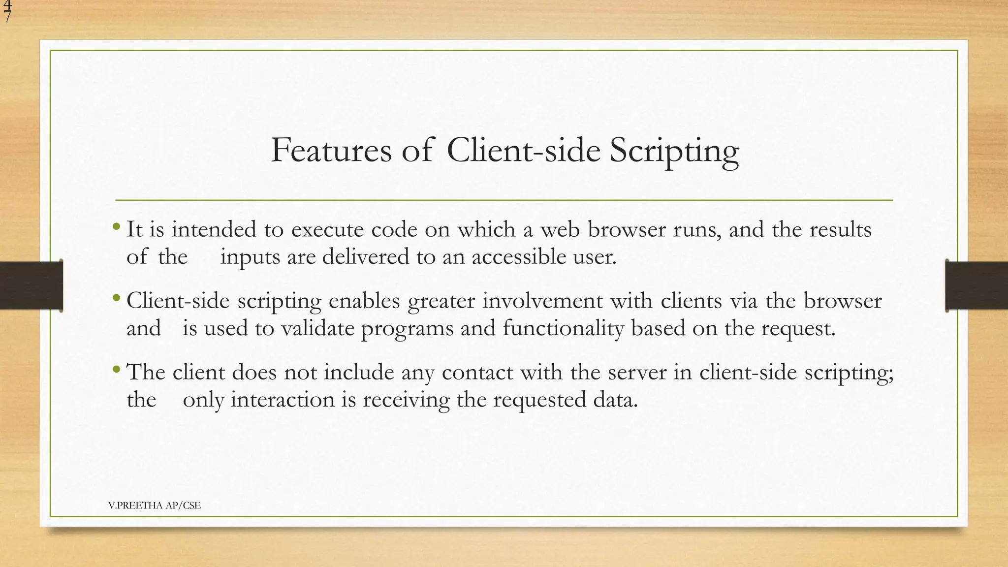 FULL STACK PROGRAMMING - Both Front End and Back End | PPT